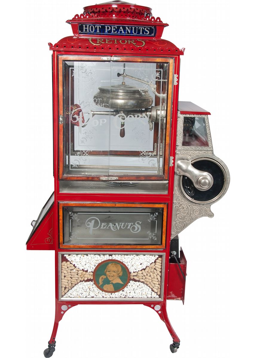 Popcorn Machine and Peanut Roaster by C. Cretors & Co.,
