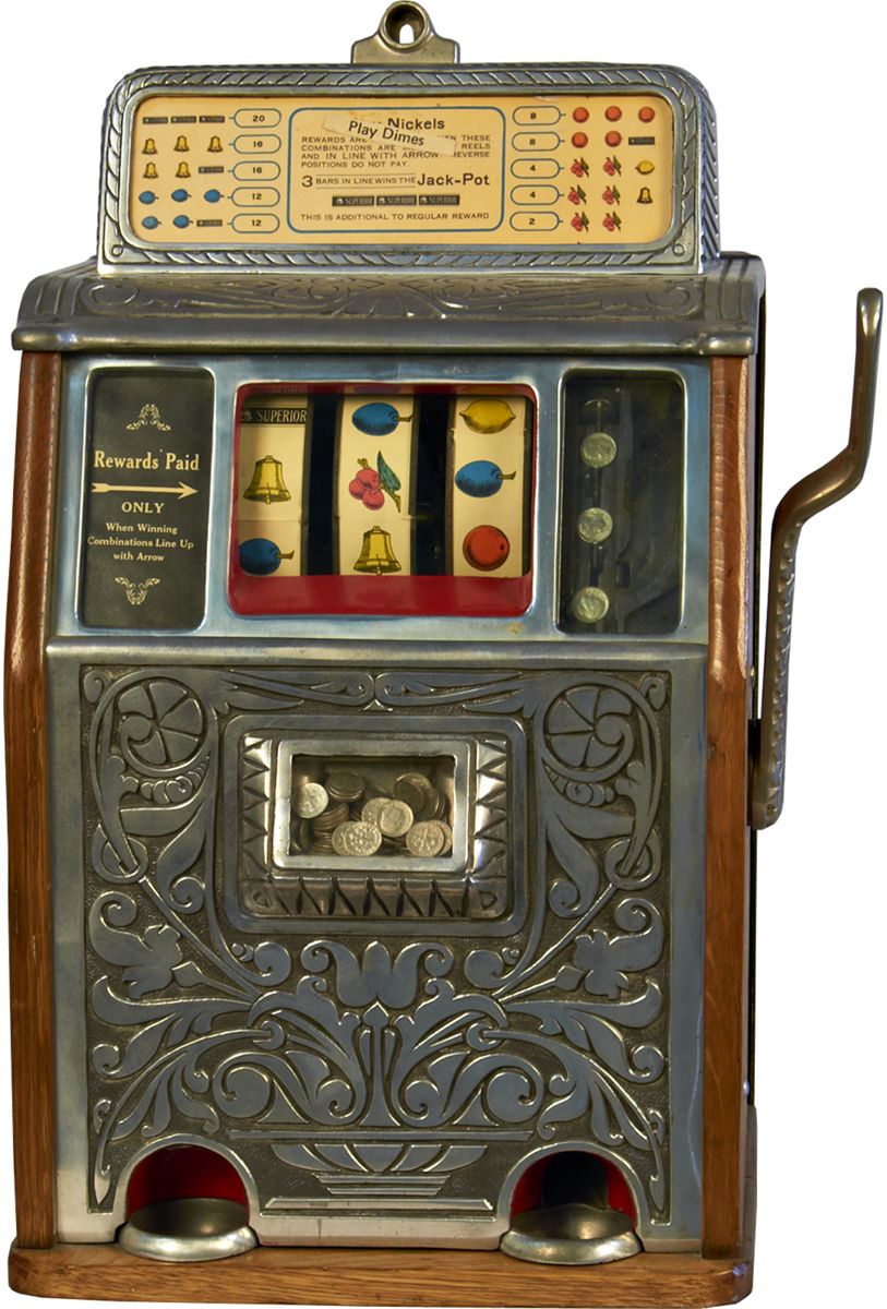 10 Cent Caille Brothers Co. Superior Slot Machine
