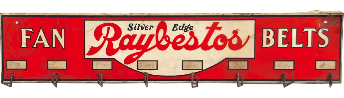 Vintage Raybestos Tin Sign