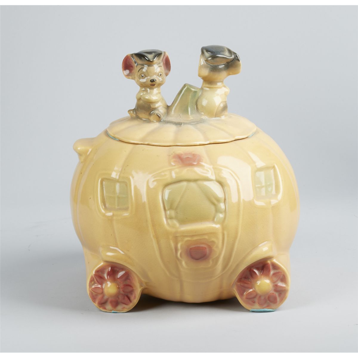 Brush Pottery Cinderella's Pumpkin Coach Ceramic Cookie