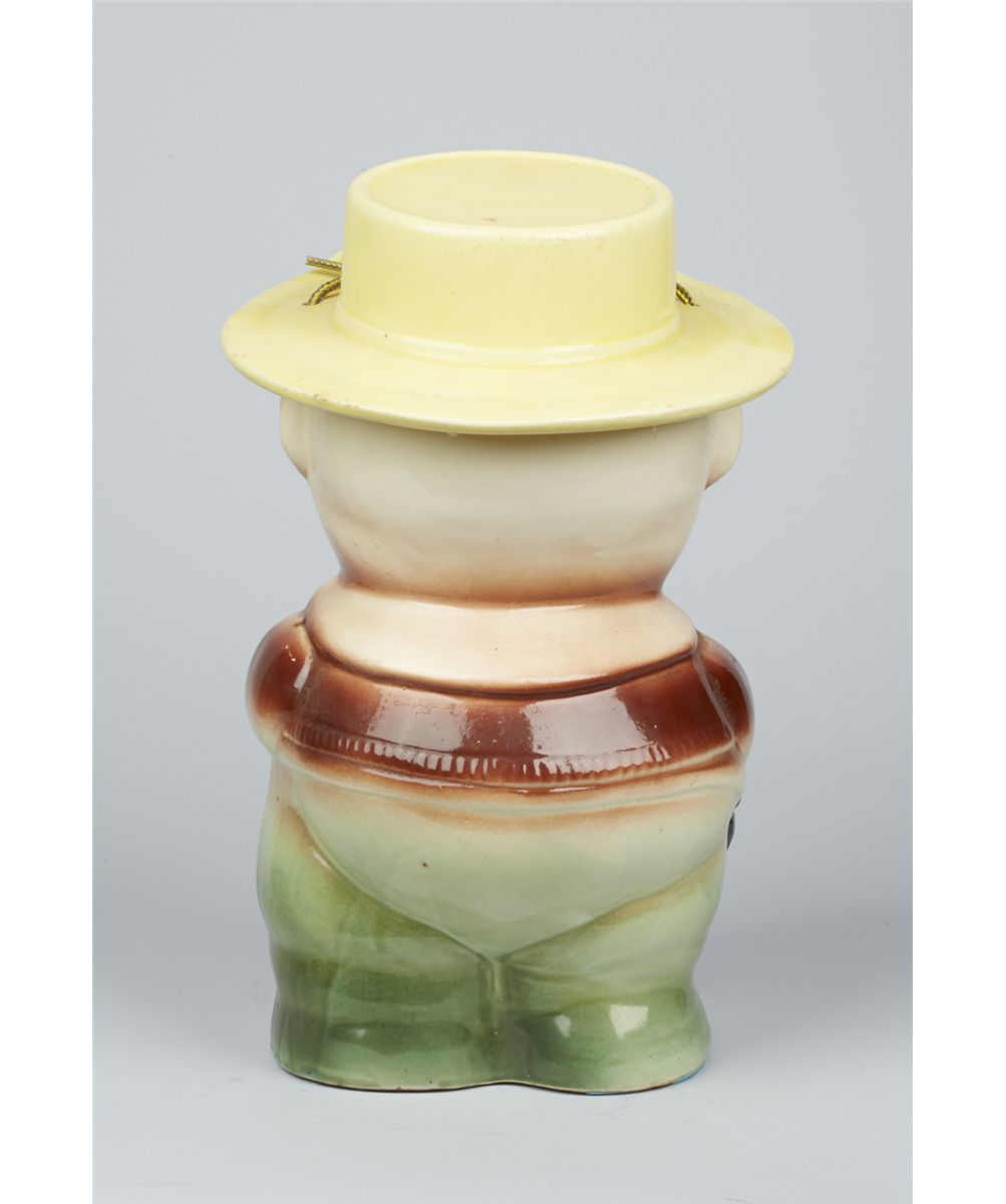 Robinson Ransbottom Pottery Co. Sheriff Pig Ceramic Coo