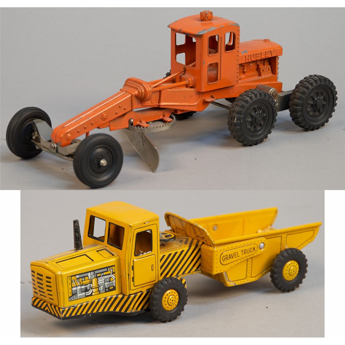 Lot of 2 Hubley and Japanese Heavy Construction Toys