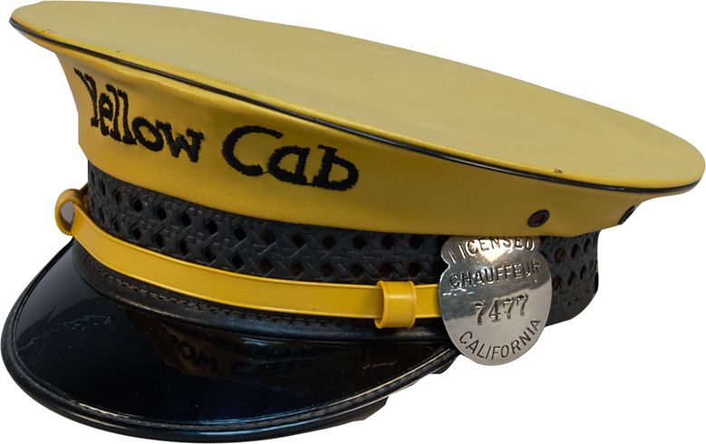 Lancaster Brand Yellow Cab Taxi Driver Hat