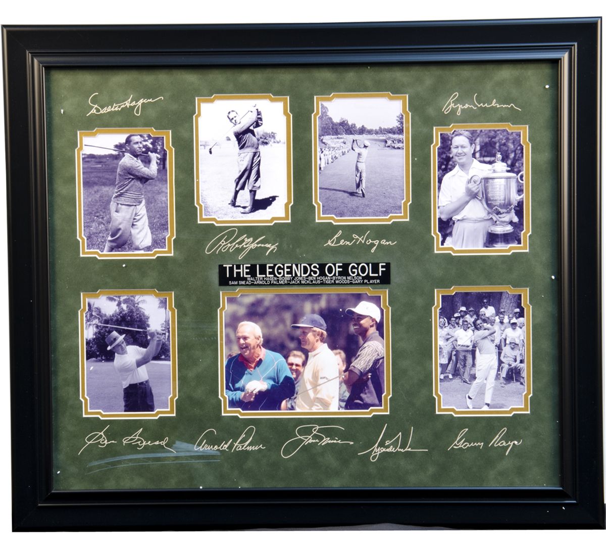 "The Legends of Golf" Photos & Facsimile Signatures Dis