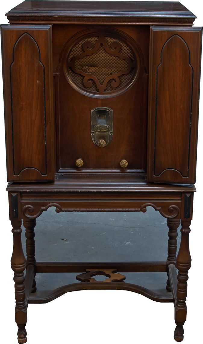 Majestic Model 90 Console Cabinet 4-Leg Radio