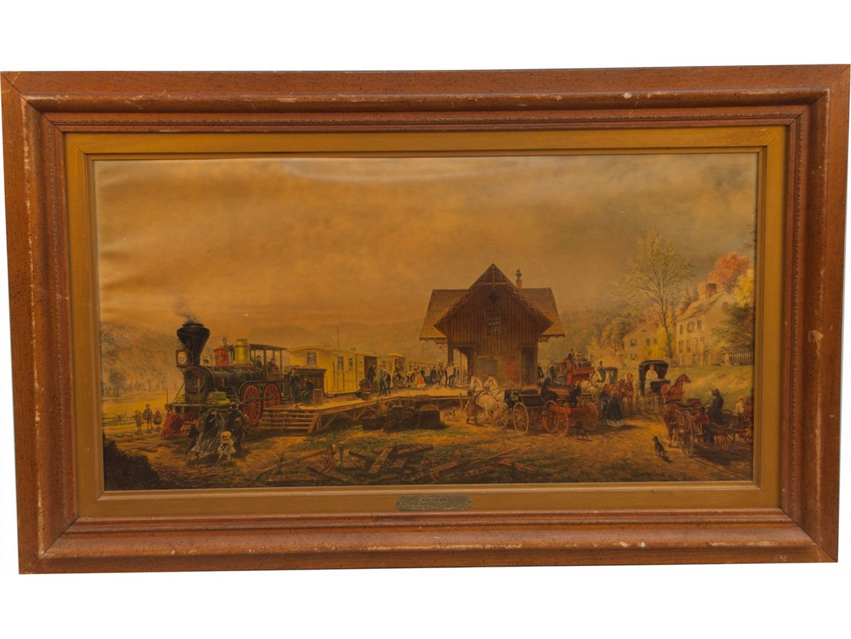 "9:45 Train" E.L. Henry Art Print in Frame