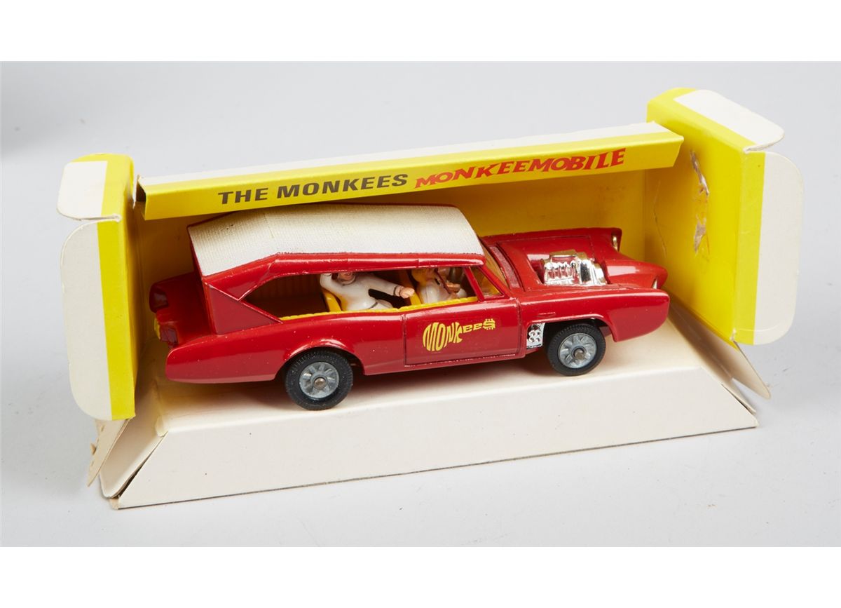 Lot Of 2 - Vintage Corgi "Monkeemobile" Toy Cars:
