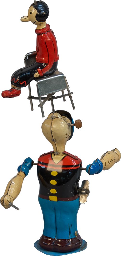 Popeye Spinning Olive Oyl In Chair