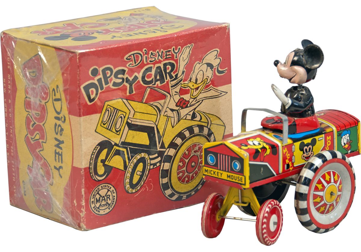 Walt Disney Dipsy Car w/ Mickey Mouse