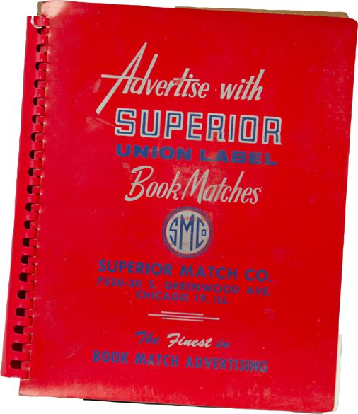 Vintage Matchbook Advertising Salesman Sample Book