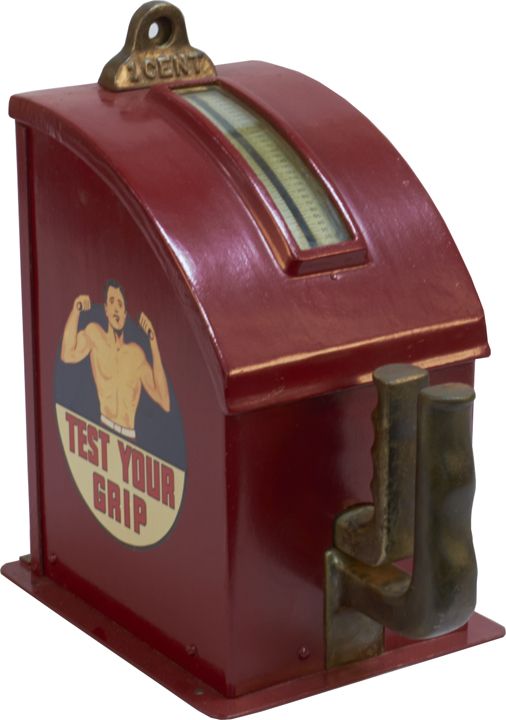 1 Cent Grip Strength Tester Countertop Arcade Machine