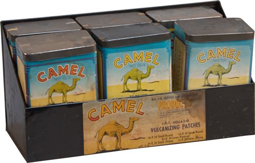 CAMEL - Vulcanizing Patches Metal & Tin Wall-Mount Serv