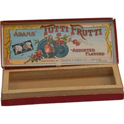 Adams Tutti Frutti Chewing Gum Display Box