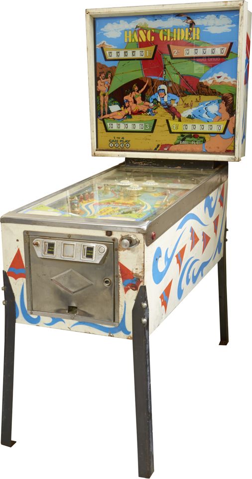 25 Cent Bally Hang Glider Pinball Floor Arcade Machine