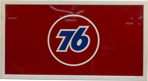Union 76 Ball Symbol Embossed Tin Sign