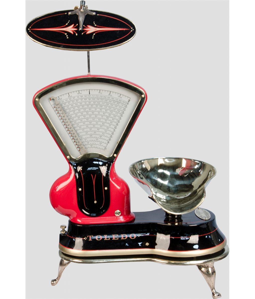 Restored Early Toledo Candy Scale w/ Rare Mirror