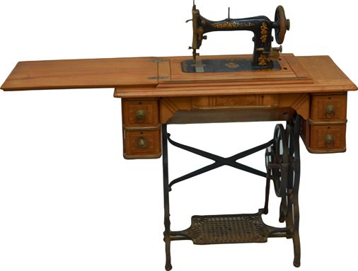 Fancy Davis Floor Model Manual Sewing Machine w/ ace