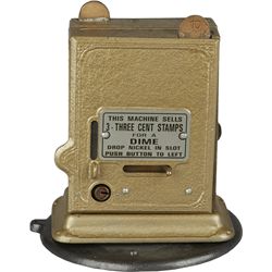 Coin-Op Schermack Postage Stamp Double Vending Machine