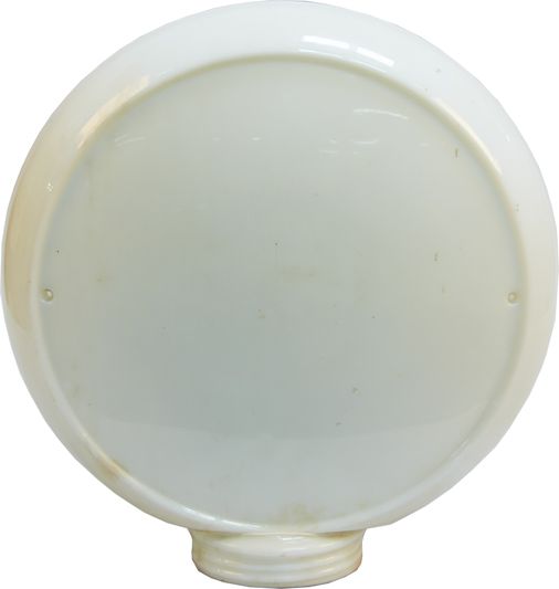 Vintage Gas Pump Topper Milk Glass Globe