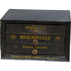 Vintage Metal 3-Drawer Weatherhead Service Kit/Small