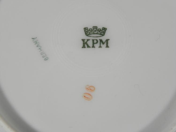 71 Pc KPM Vintage German China Dish Set Floral KPM27