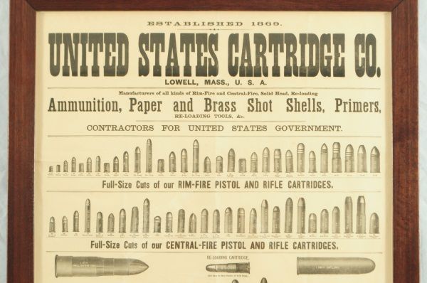US Cartridge Co. Advertising Poster New Orleans La