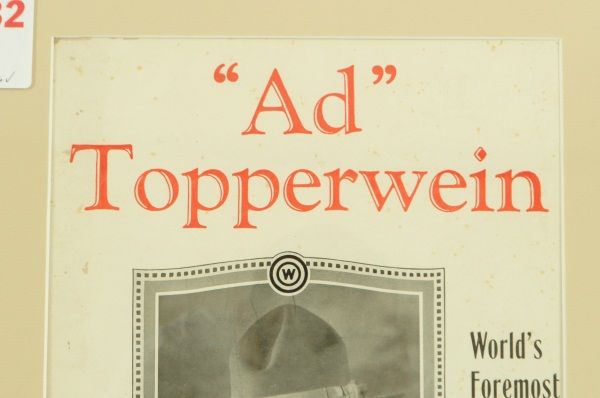 Winchester Topperwein Shooting Exhibition Poster