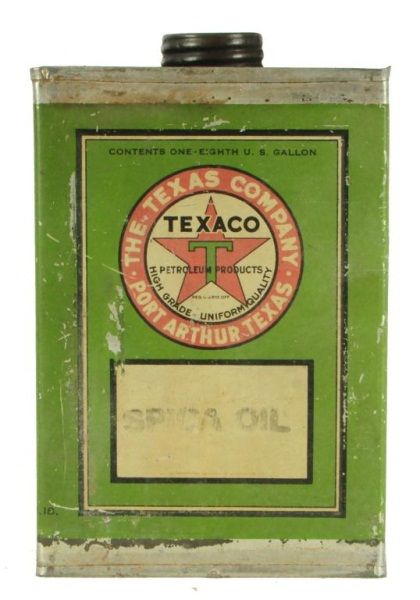 Texaco Spica Oil Can Port Arthur Texas