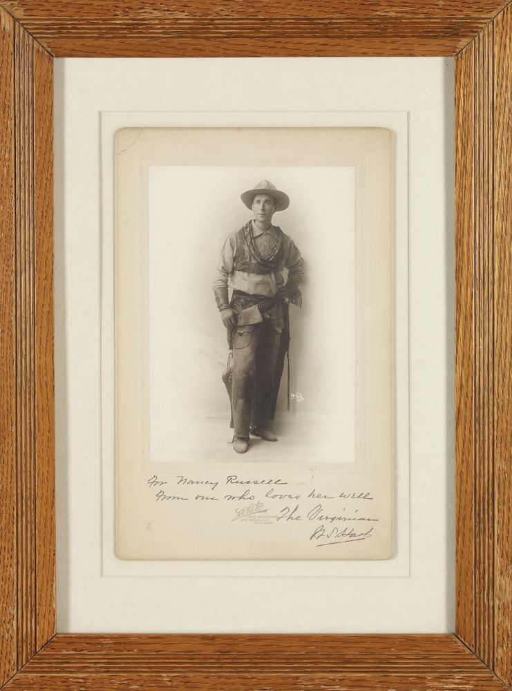 Wm S Hart Photo inscribed to Nancy Russell