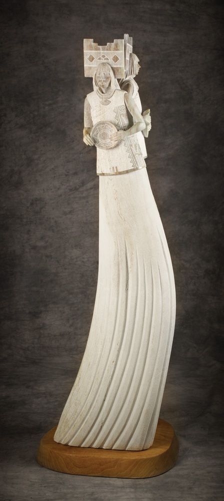 Cliff Fragua Alabaster Sulpture