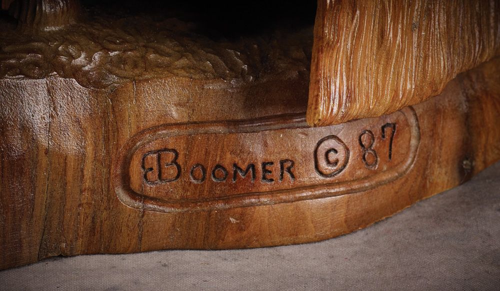 Bob Boomer (b 1944) Wood Sculpture
