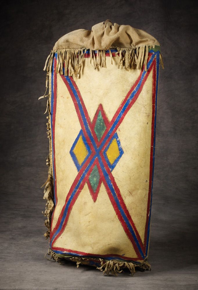 Two Northern Plains Parfleche Containers