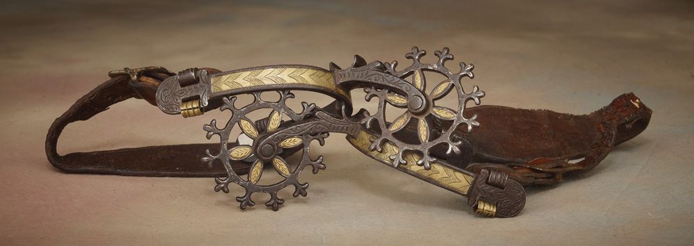 1820s-50s Elegant Mexican Spurs