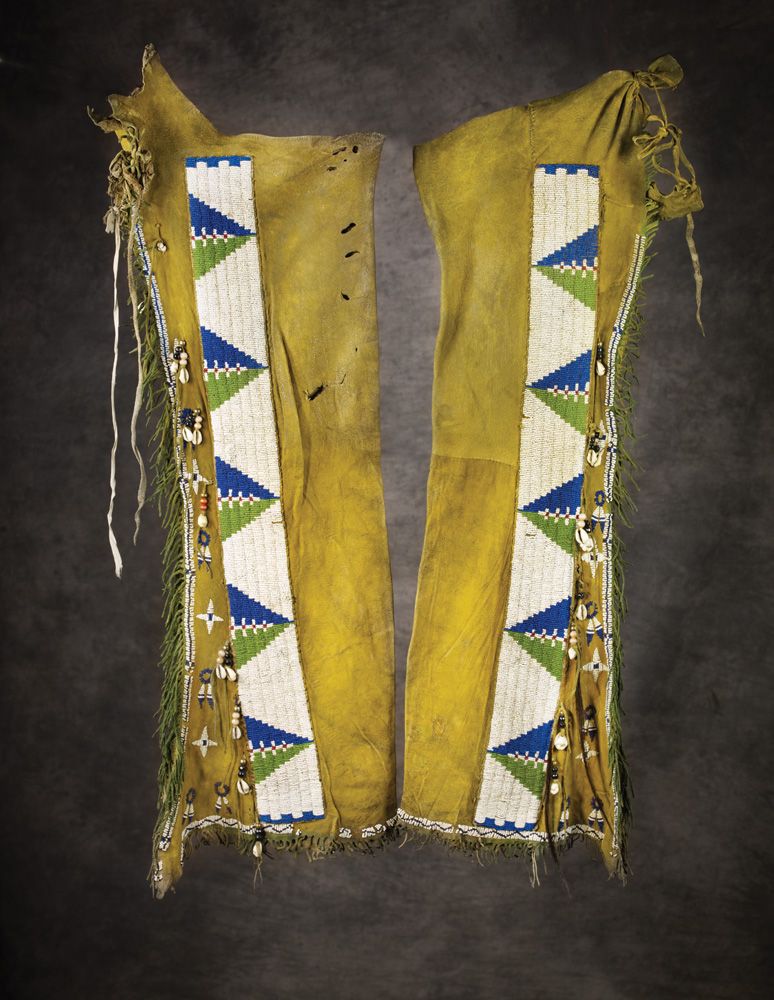Southern Cheyenne Beaded Leggings