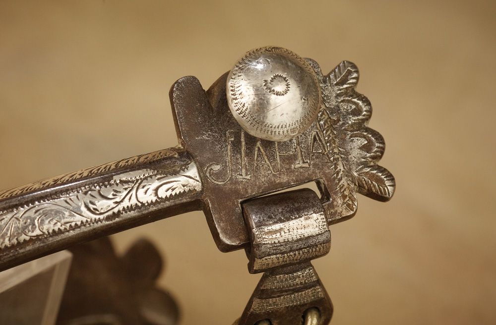 J Tapia Marked Spur with Vintage Matching Mate