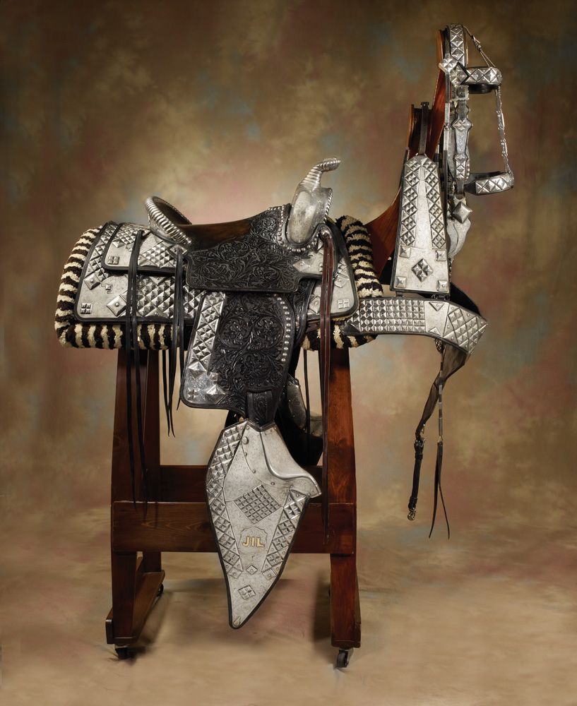 Edward H Bohlin Cluster Special Sterling Silver Parade Saddle