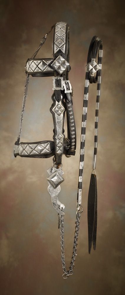 Edward H Bohlin Cluster Special Sterling Silver Parade Saddle