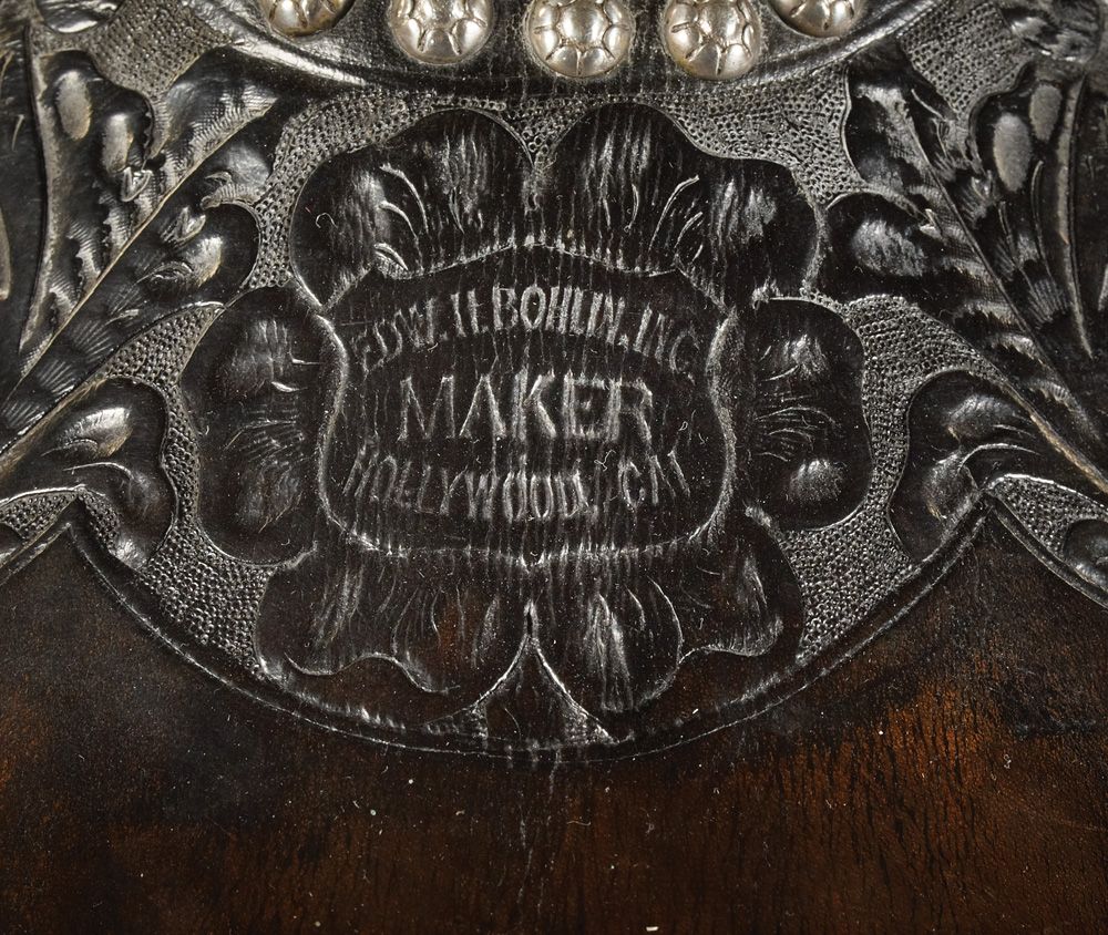 Edward H Bohlin Cluster Special Sterling Silver Parade Saddle