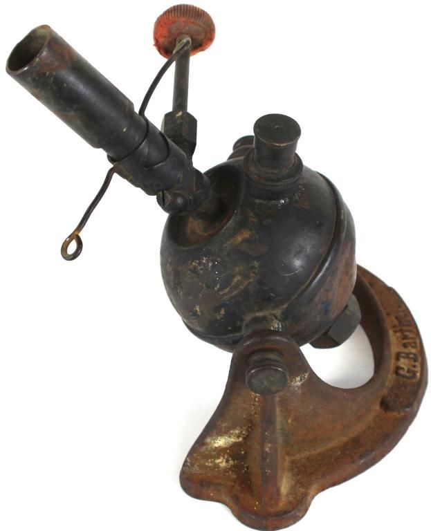 Antique table top gas torch