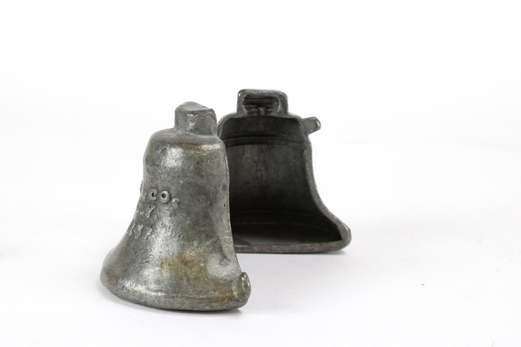Antique ice cream mold in bell shape