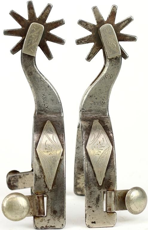 Pair Kelly marked spurs