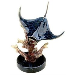 MANTA RAY BRONZE SCULPTURE