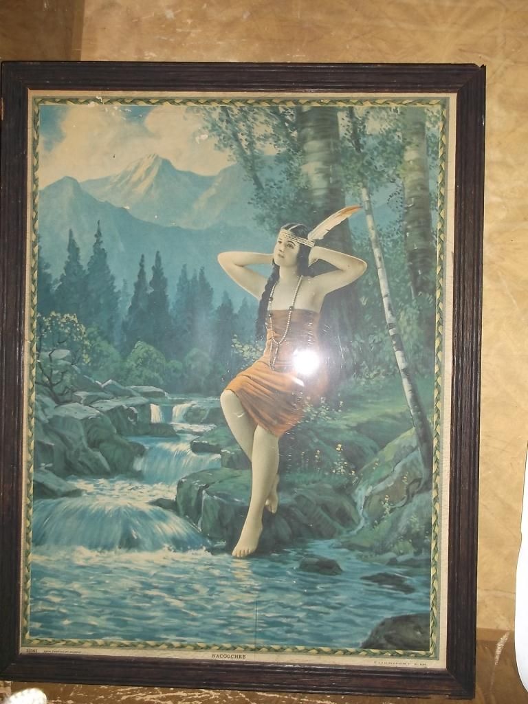 Nacoochee Cherokee Princess This is a 1924 Ingerle print of Indian ...