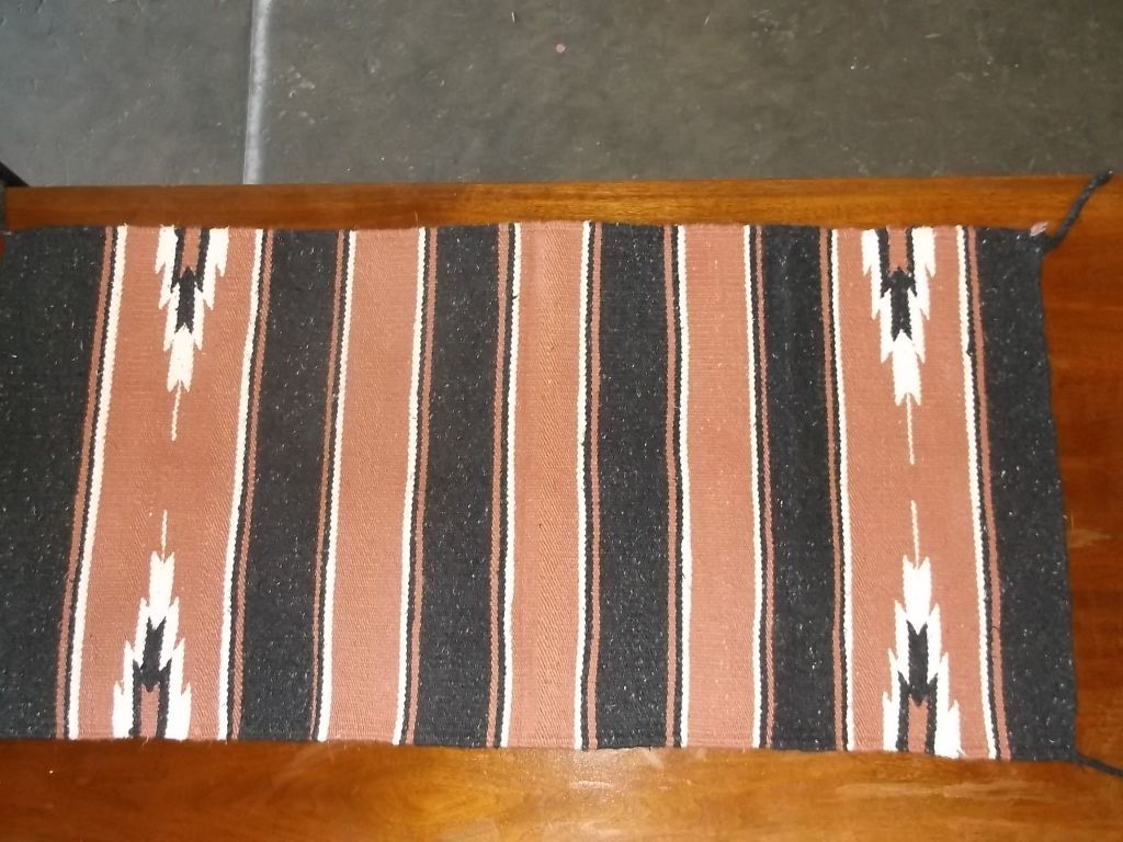 Navajo Indian saddle blanket 57" x 28"
