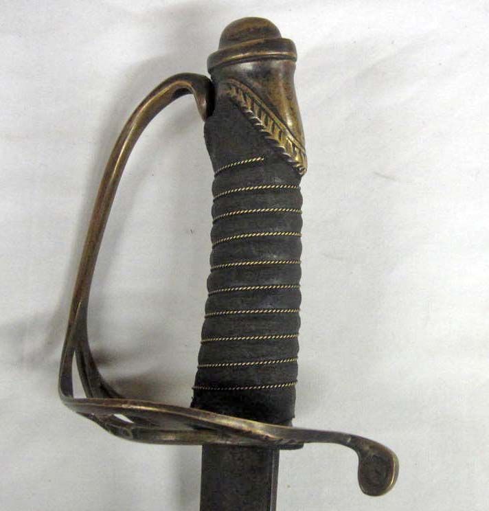 CONFEDERATE STATES CS CIVIL WAR ERA ARMY CAVALRY SWORD AND SCABBARD