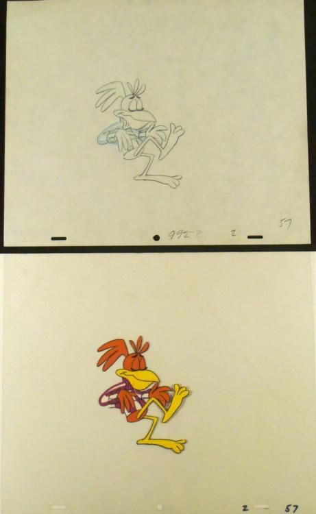 Original Interrupting Animation Cel Coco Puffs Drawing
