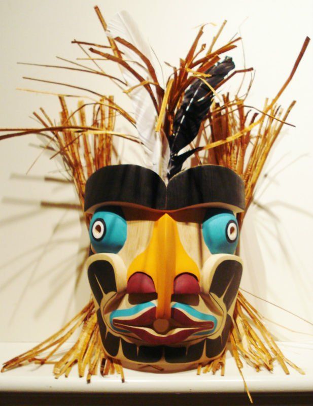 Northwest Coast Native Art GROUSE MASK