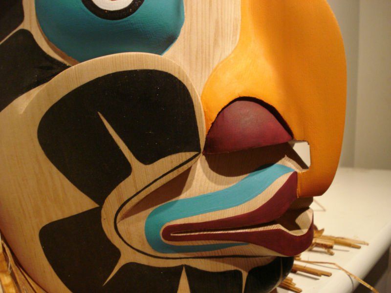 Northwest Coast Native Art GROUSE MASK
