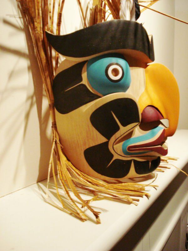 Northwest Coast Native Art GROUSE MASK