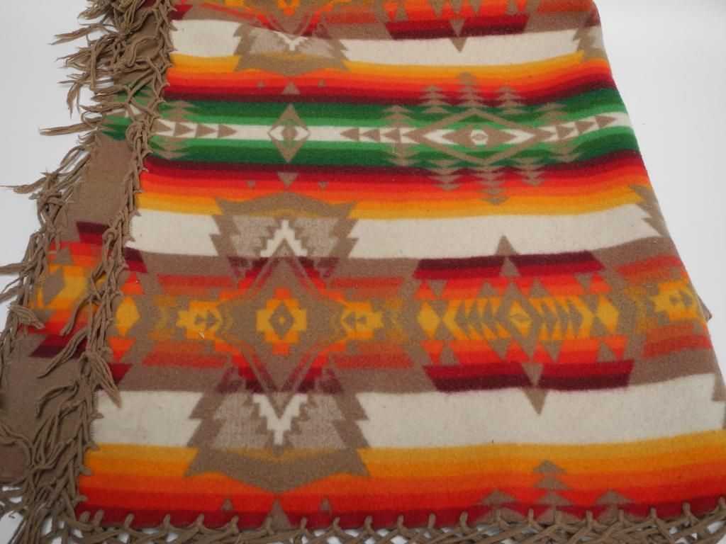 2 sided pictorial Pendleton Rug